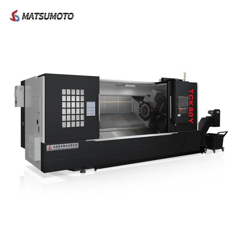 TCK80Y CE Certified Slant Bed CNC Lathe for Precision Metal Turning